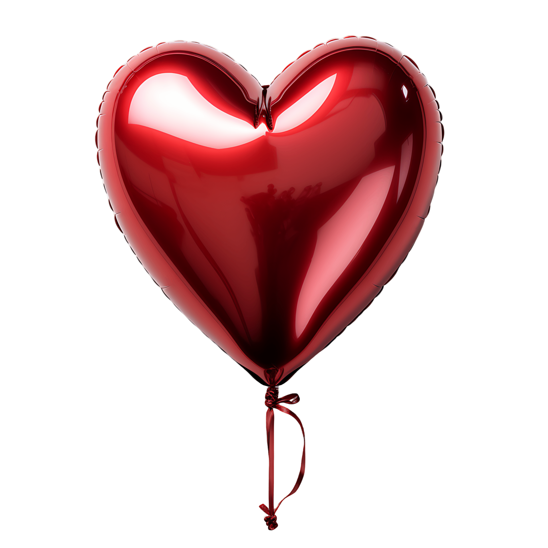 AI generated Romantic Heart Shaped Balloon Clipart 41303035 PNG