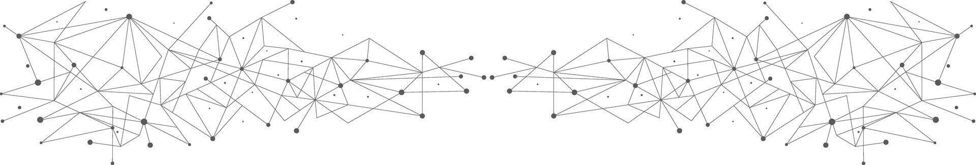 Black network. Abstract connection on white background. Network ...