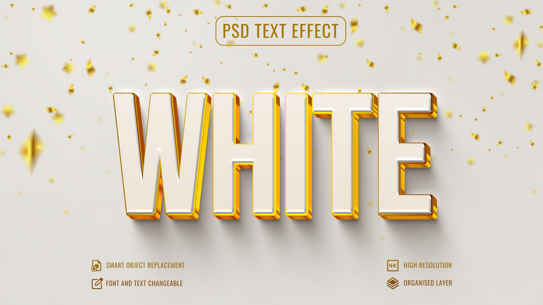 creative white gold text effect 41305327 PSD