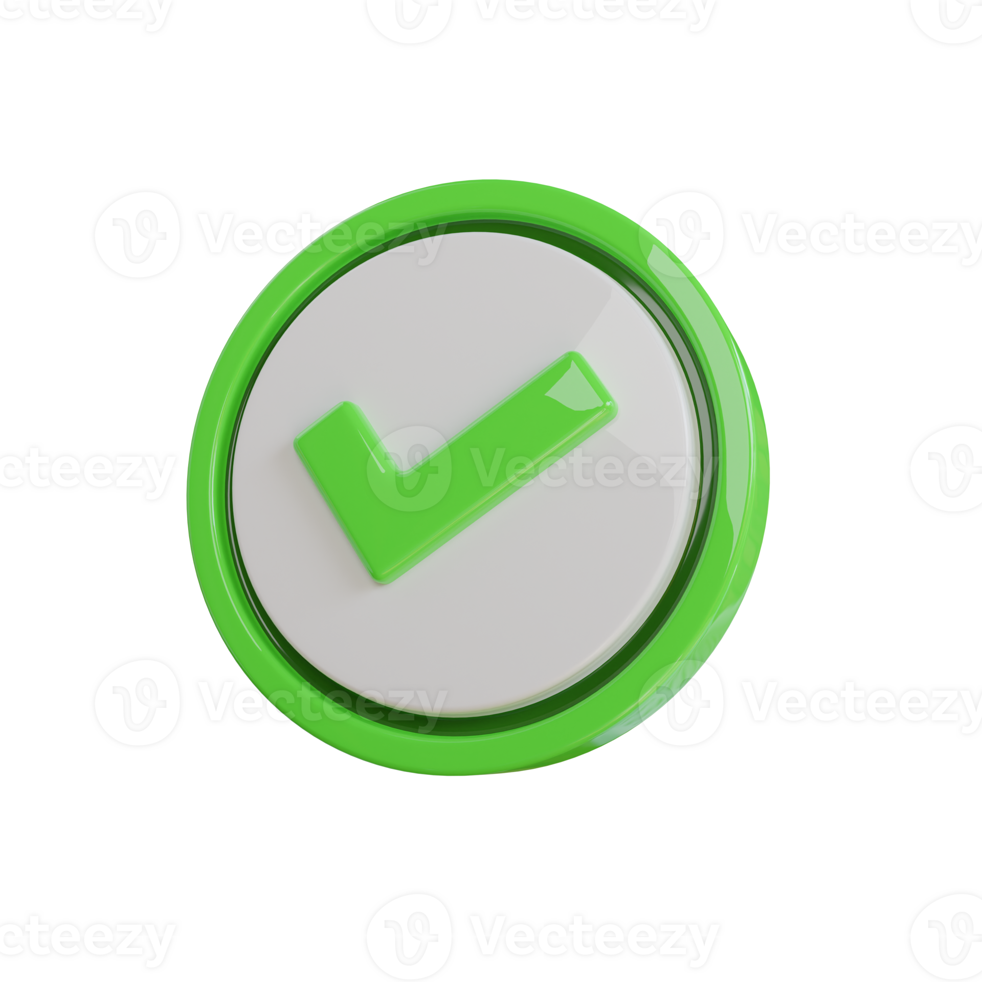 Check Circle 3d Icon Correct Circle Button 3d Icon 41309894 Png