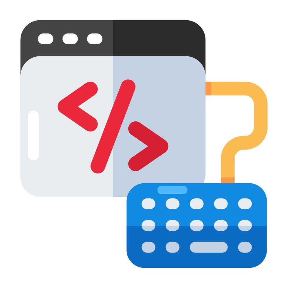 Unique design icon of web coding 41311054 Vector Art at Vecteezy