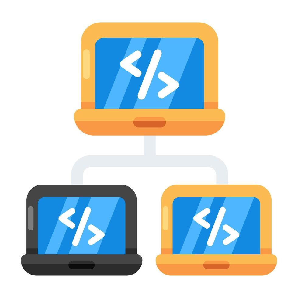 Unique design icon of web coding 41312182 Vector Art at Vecteezy