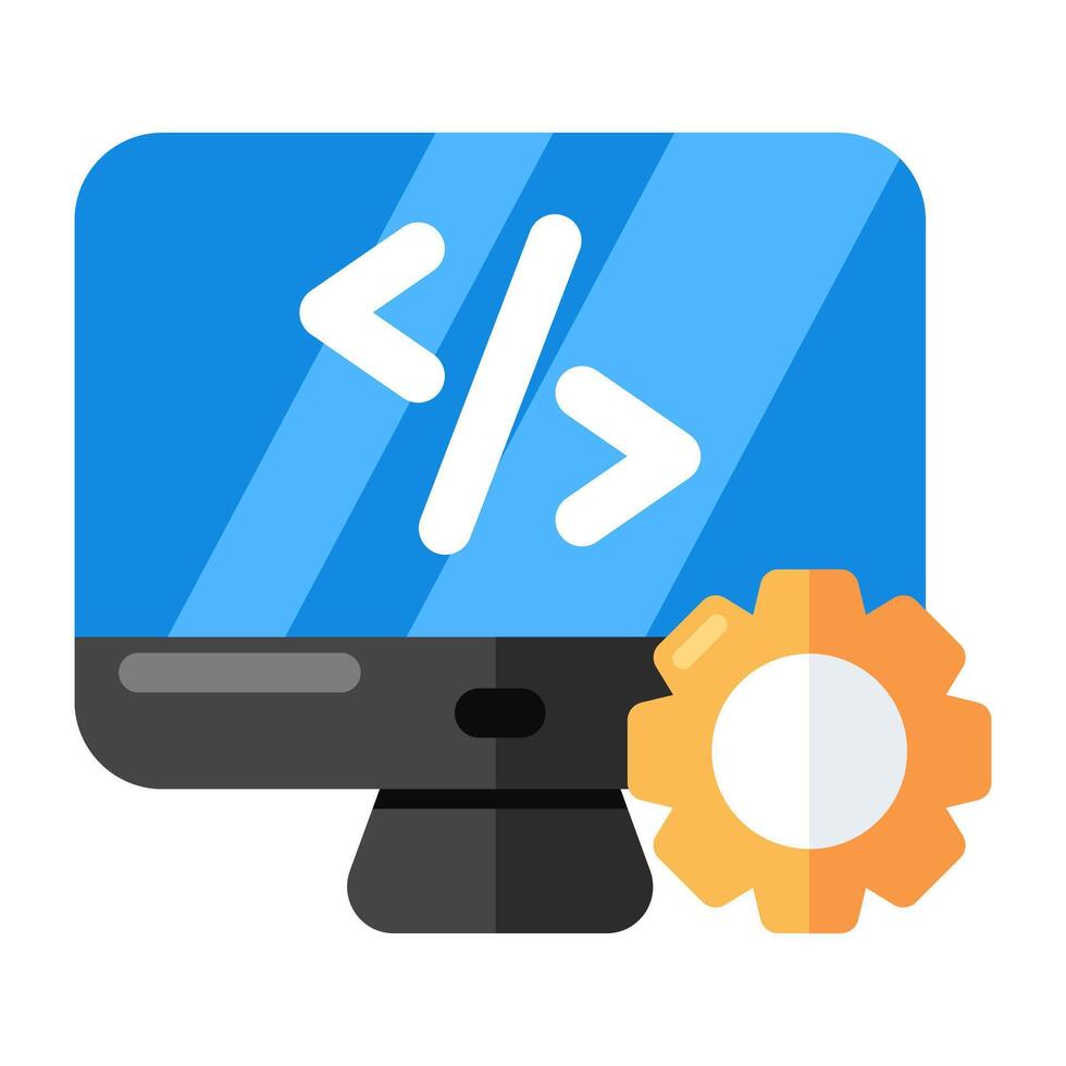 Unique design icon of web coding 41313307 Vector Art at Vecteezy