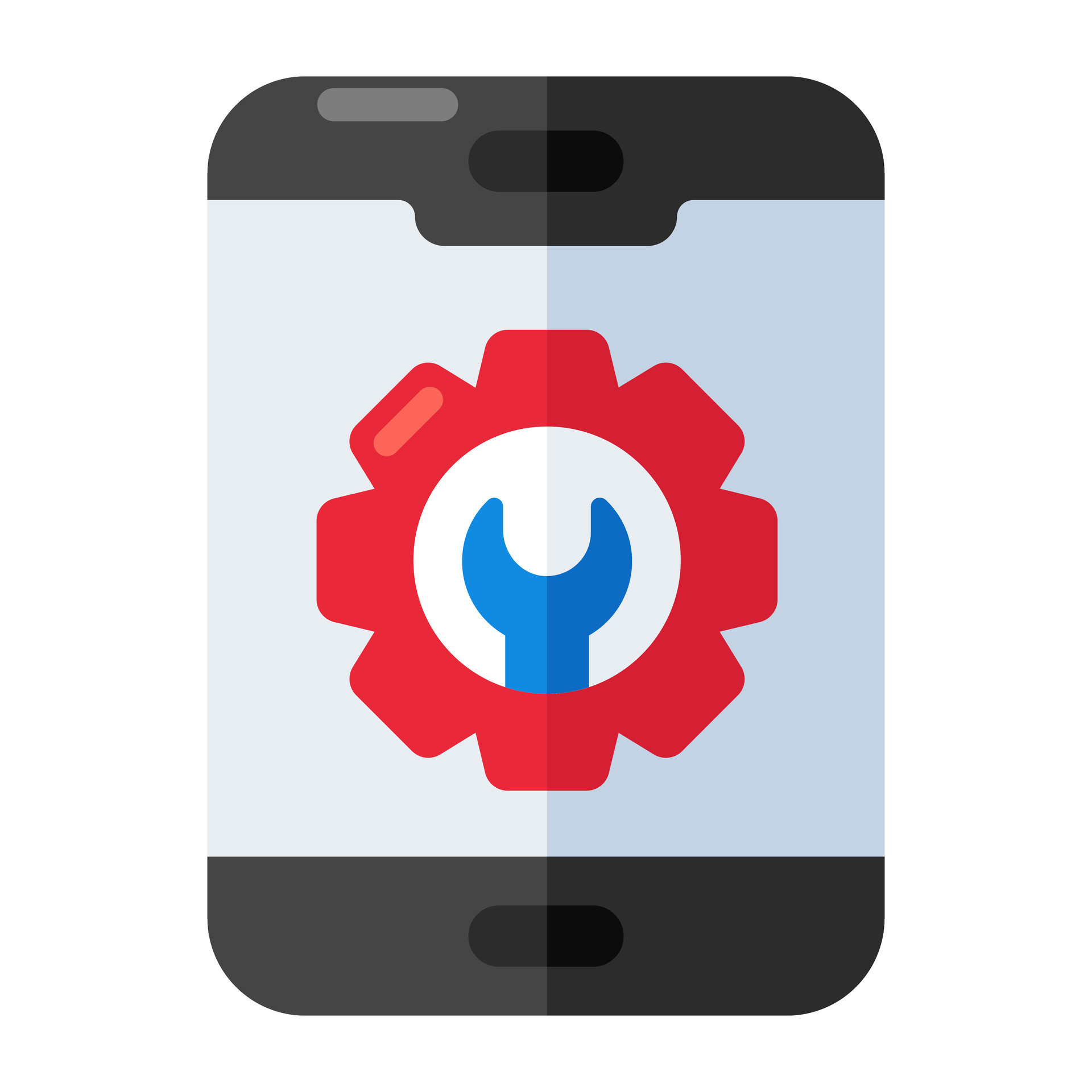 An icon design of mobile apps development 41314058 Vector Art at Vecteezy