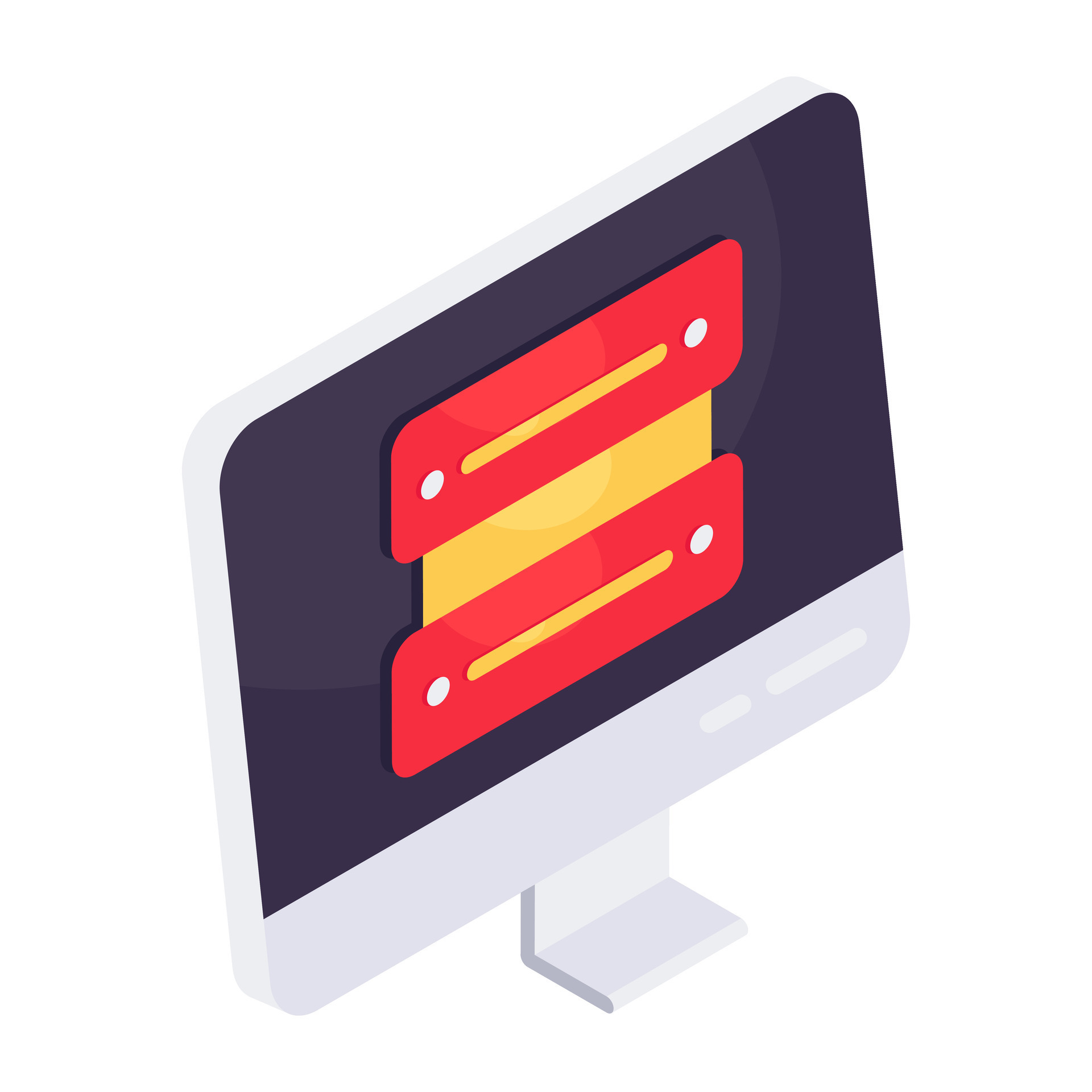 An icon design of computer server 41315084 Vector Art at Vecteezy
