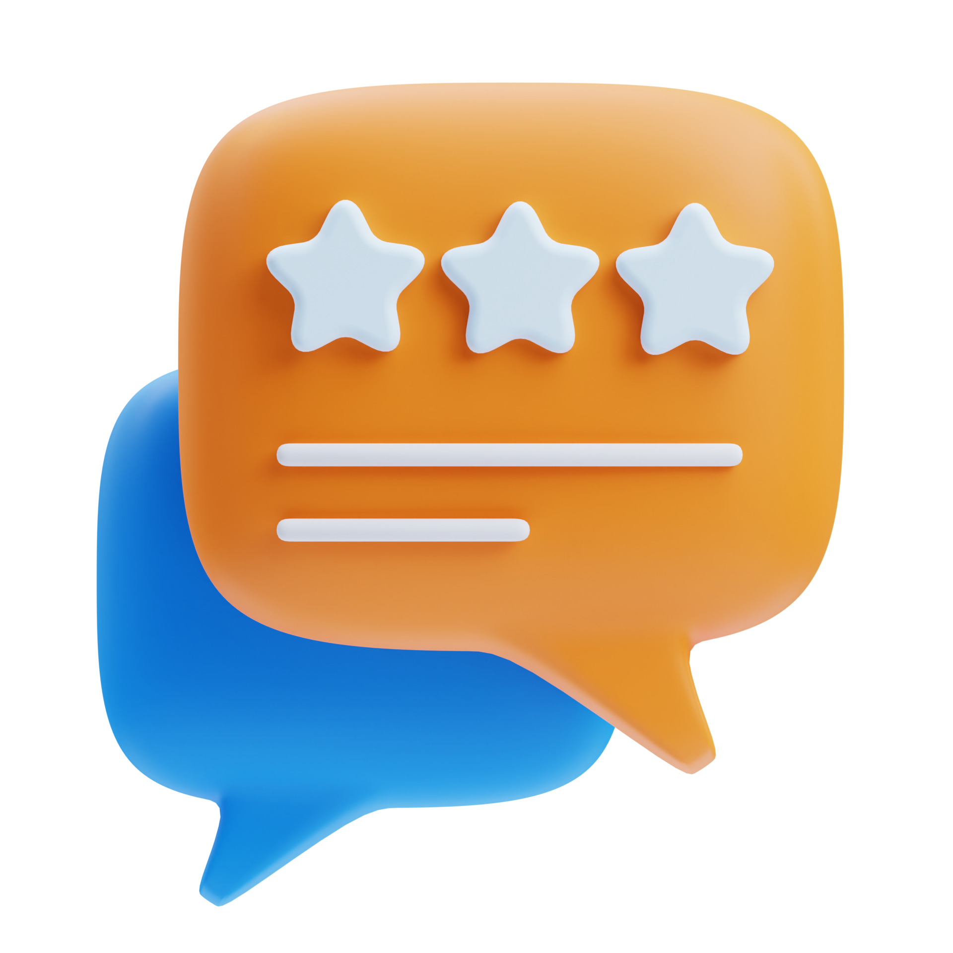 3D Feedback icon on transparent background 41317552 PNG