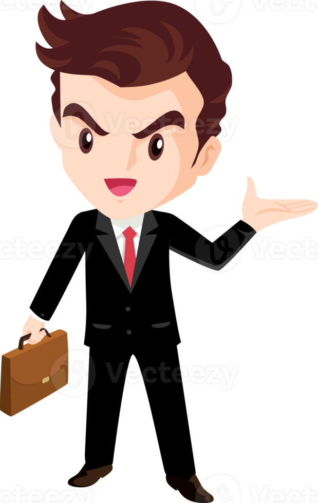 smart business man character 41317904 PNG