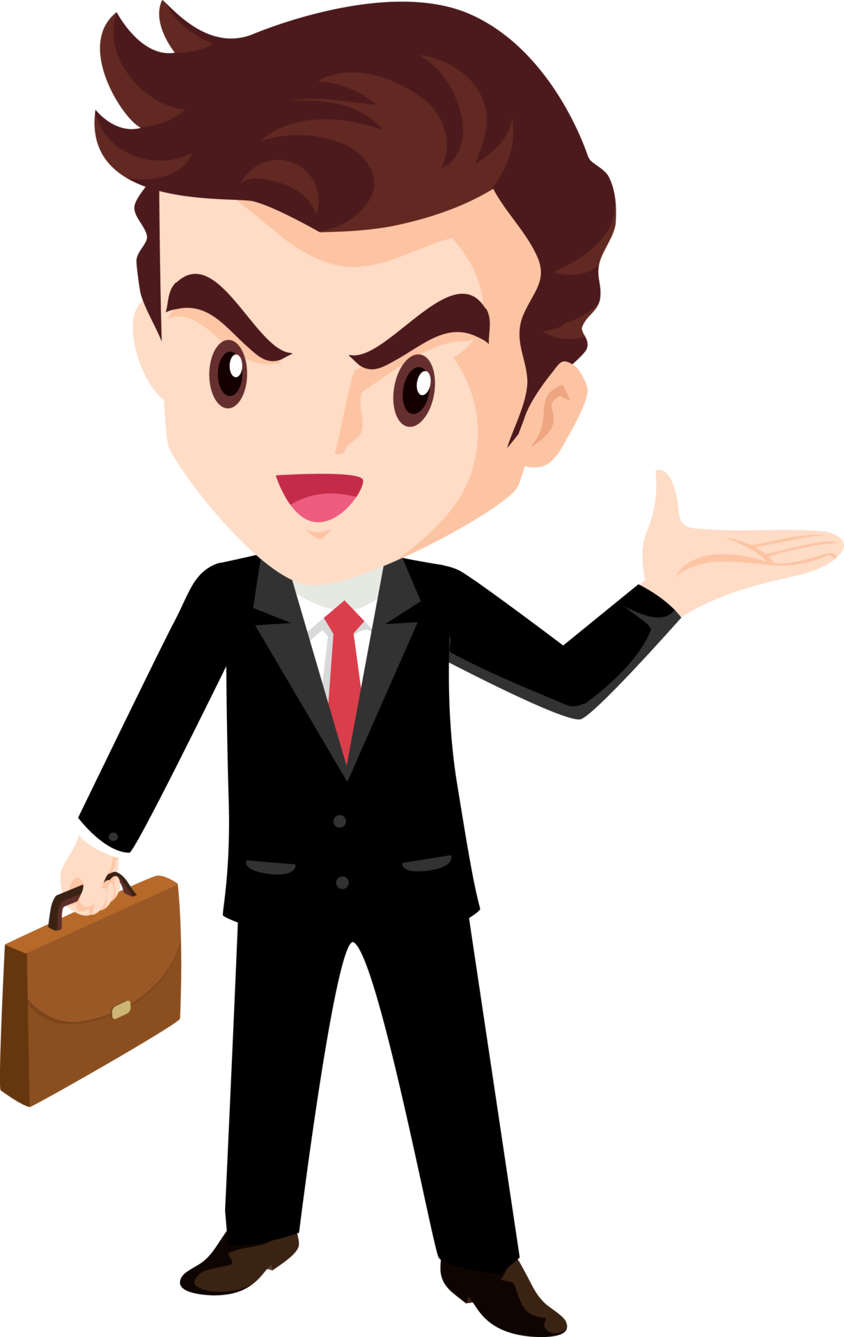 smart business man character 41317904 PNG