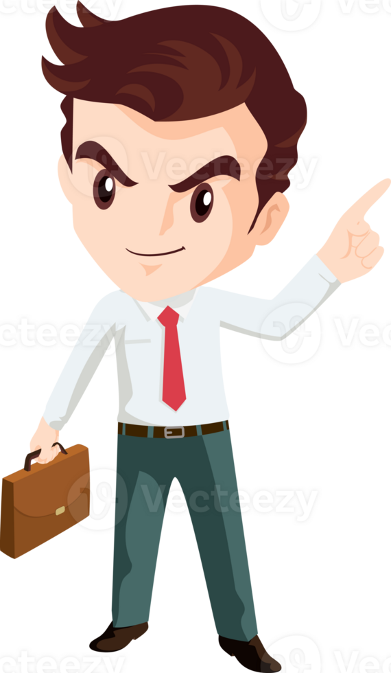 smart business man character 41317920 PNG