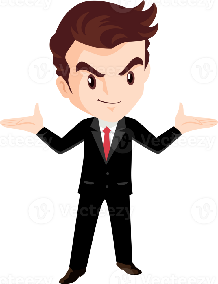 smart business man character 41317931 PNG