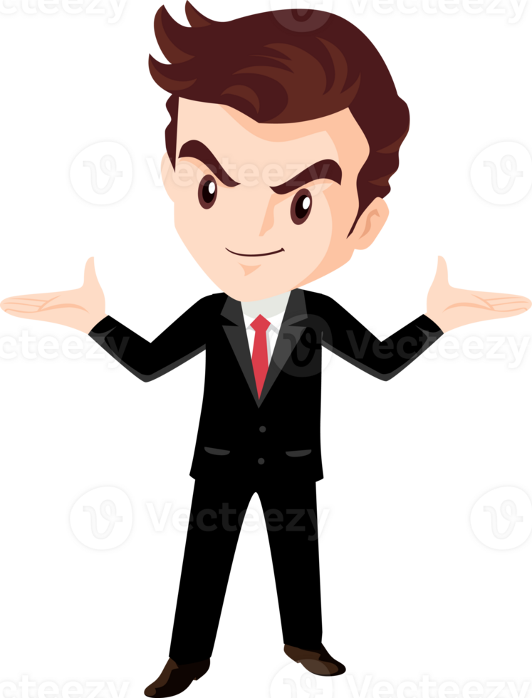smart business man character 41317936 PNG