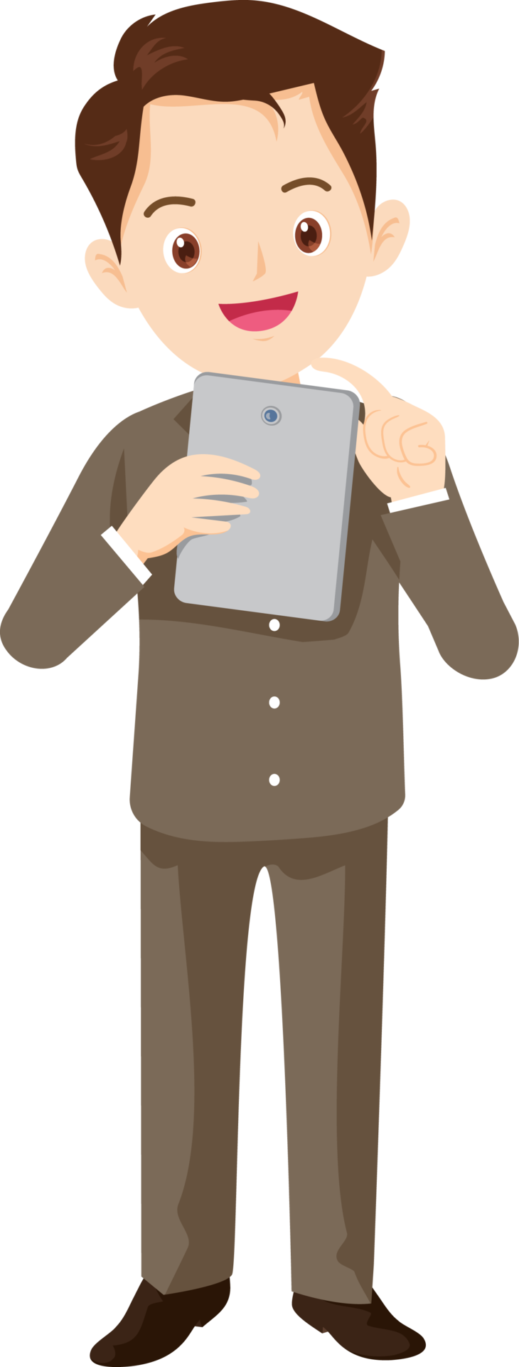 smart business man standing character 41318159 PNG