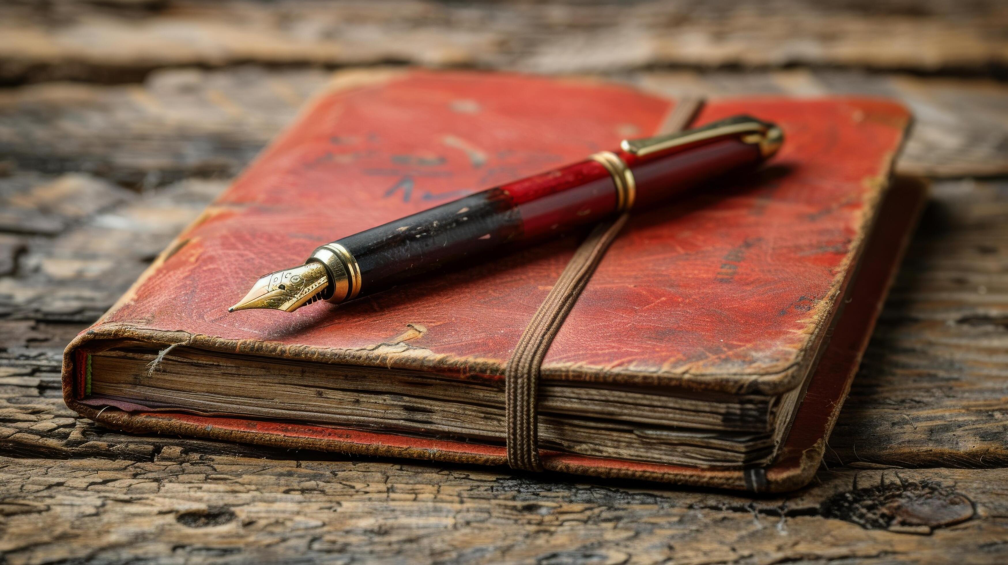 AI generated Notebook With Pen 41319648 Stock Photo at Vecteezy