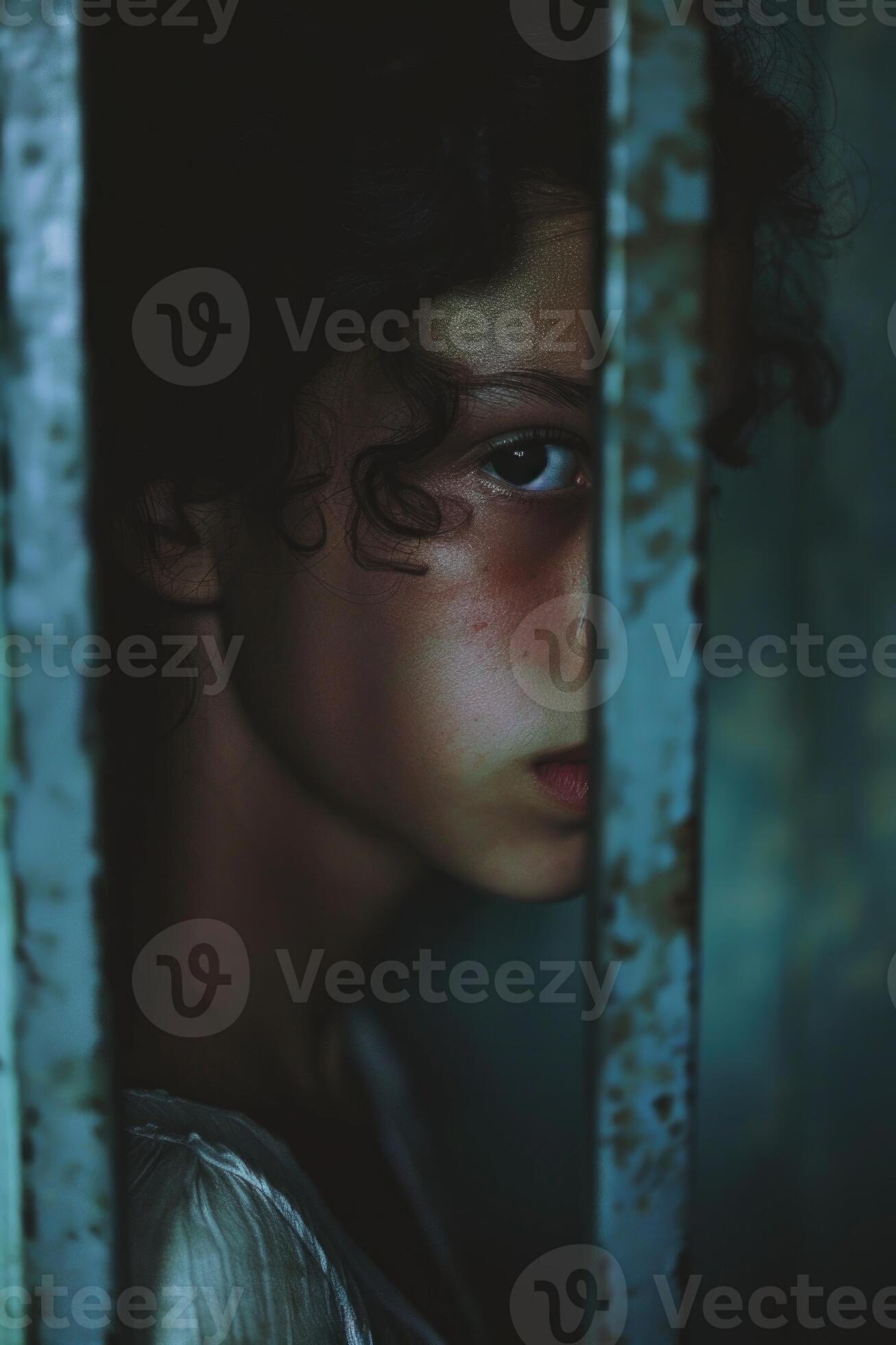 AI generated Portrait of an orphan, life, struggles, and resilience of ...