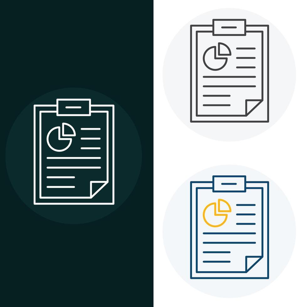 Report Analysis Vector Illustration Icon Design 41326880 Vector Art At