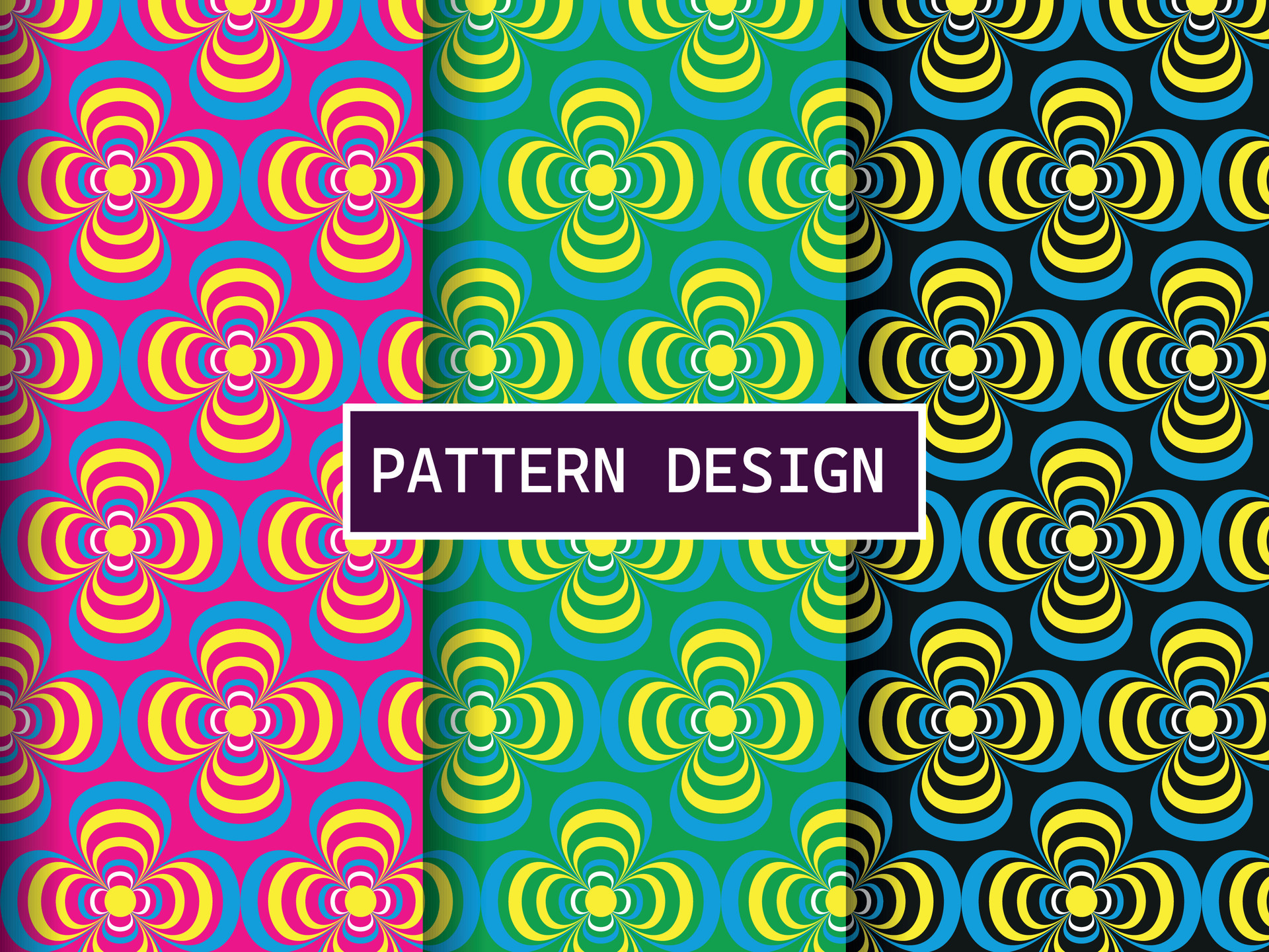Vector set of design elements, Pattern design 41333647 Vector Art at ...
