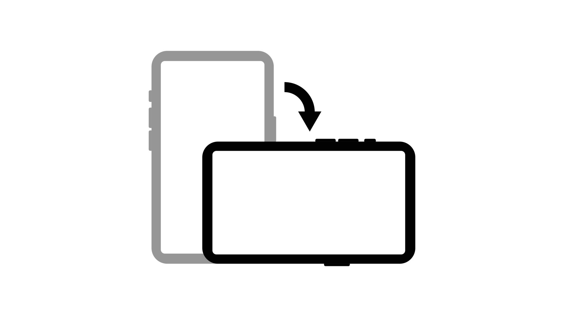 Rotate Smartphone Rotation Interface Ui Arrow Right Portrait