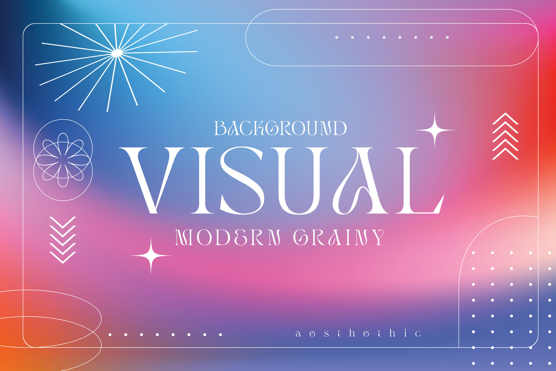 Grainy vector gradient backgrounds with geometric shapes 41336446 ...