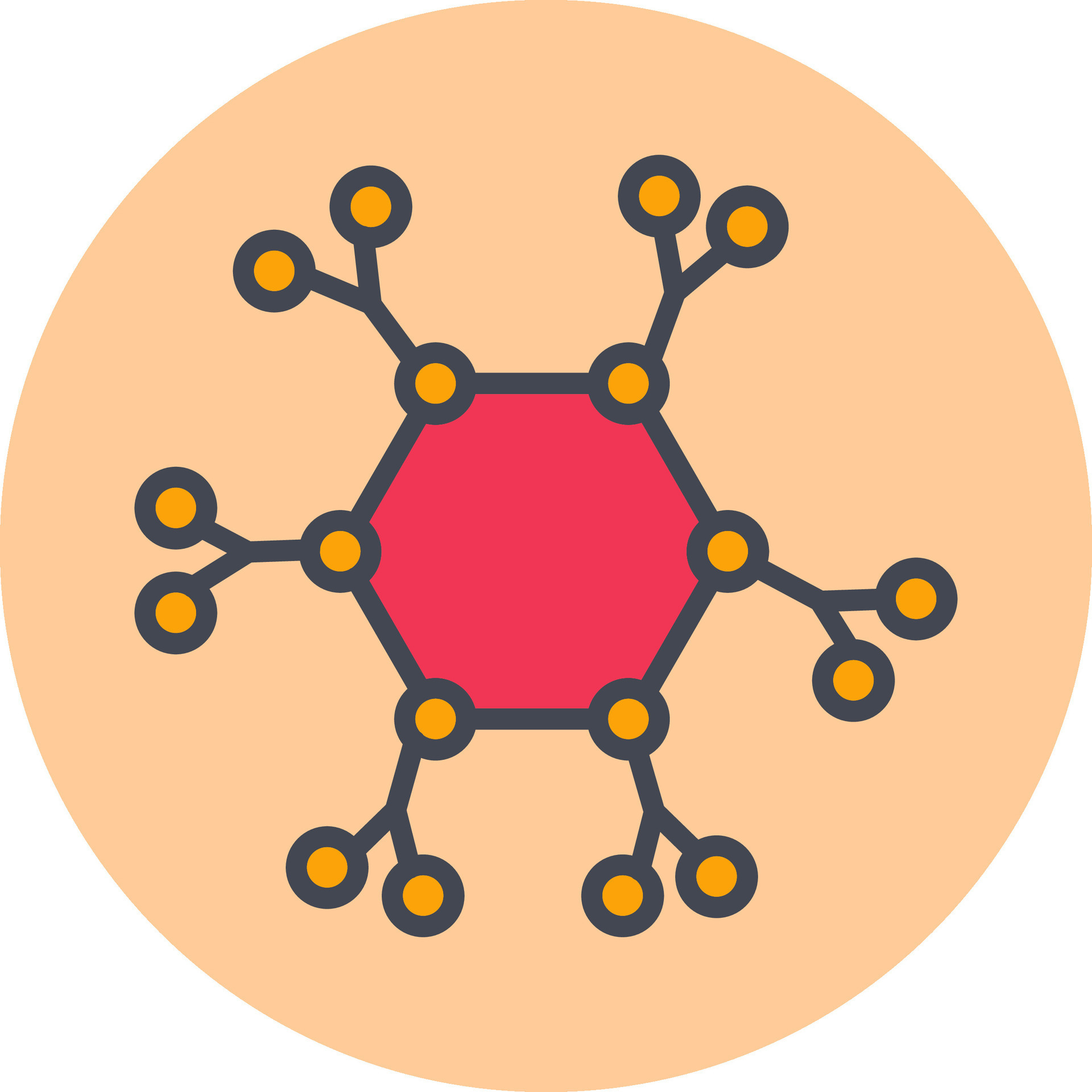 Molecule Vector Icon 41337134 Vector Art At Vecteezy