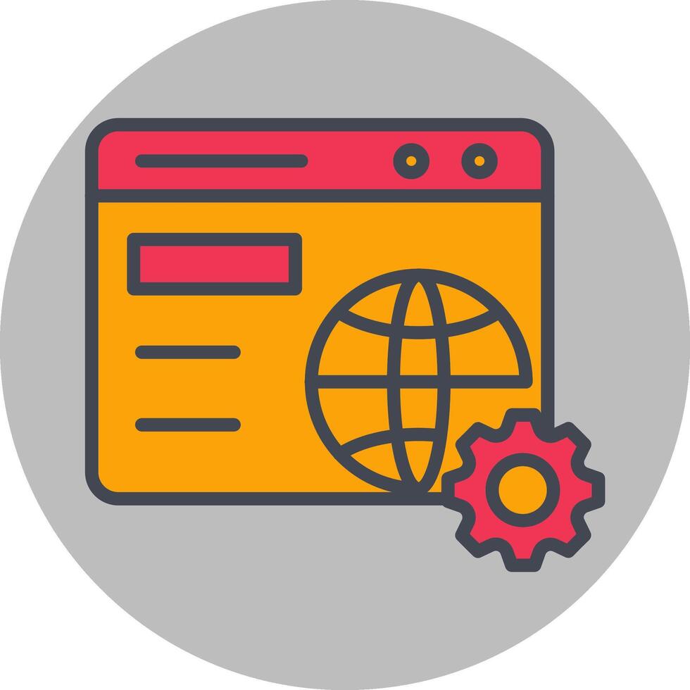 Browser Setting Vector Icon 41337576 Vector Art At Vecteezy
