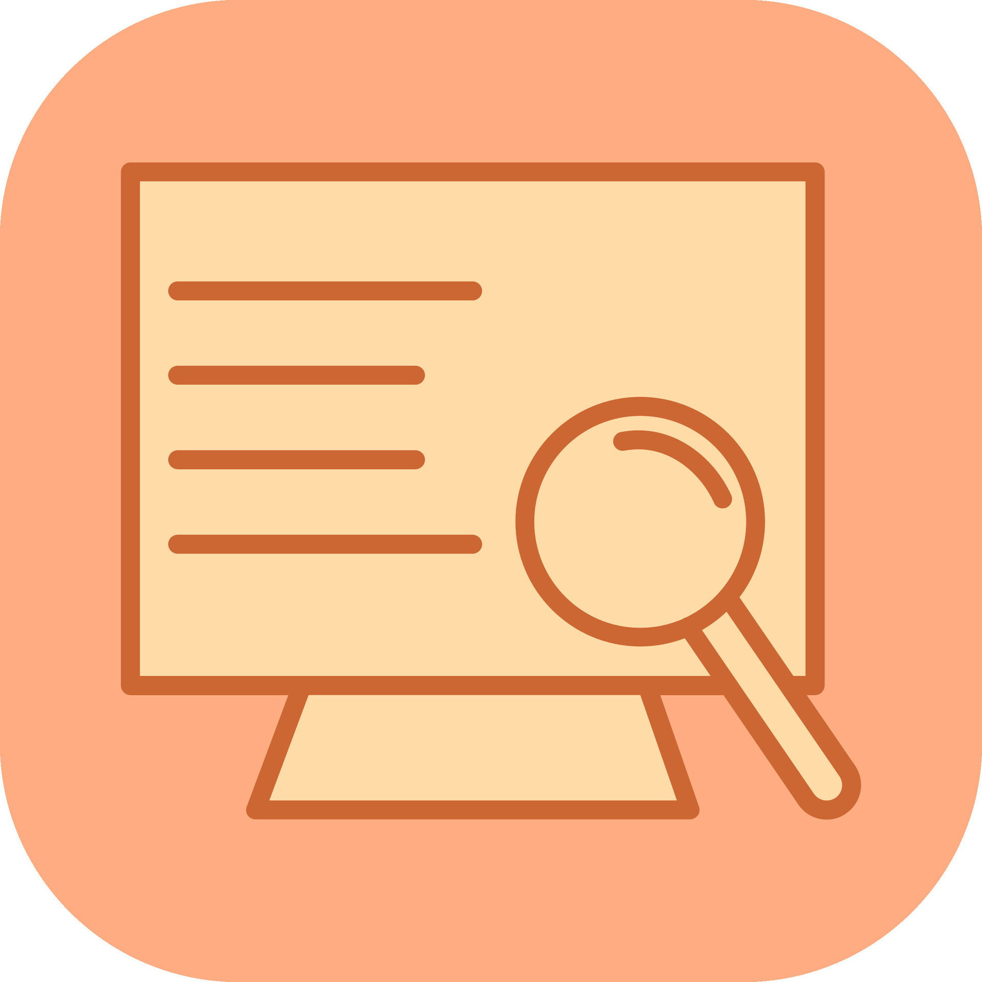 Computer Search Vector Icon 41343290 Vector Art at Vecteezy