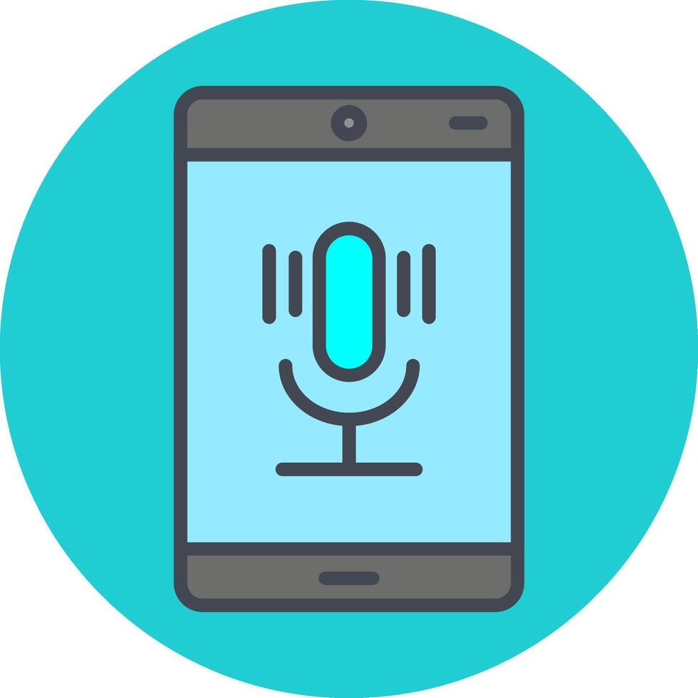 Voice Record Vector Icon 41345979 Vector Art at Vecteezy