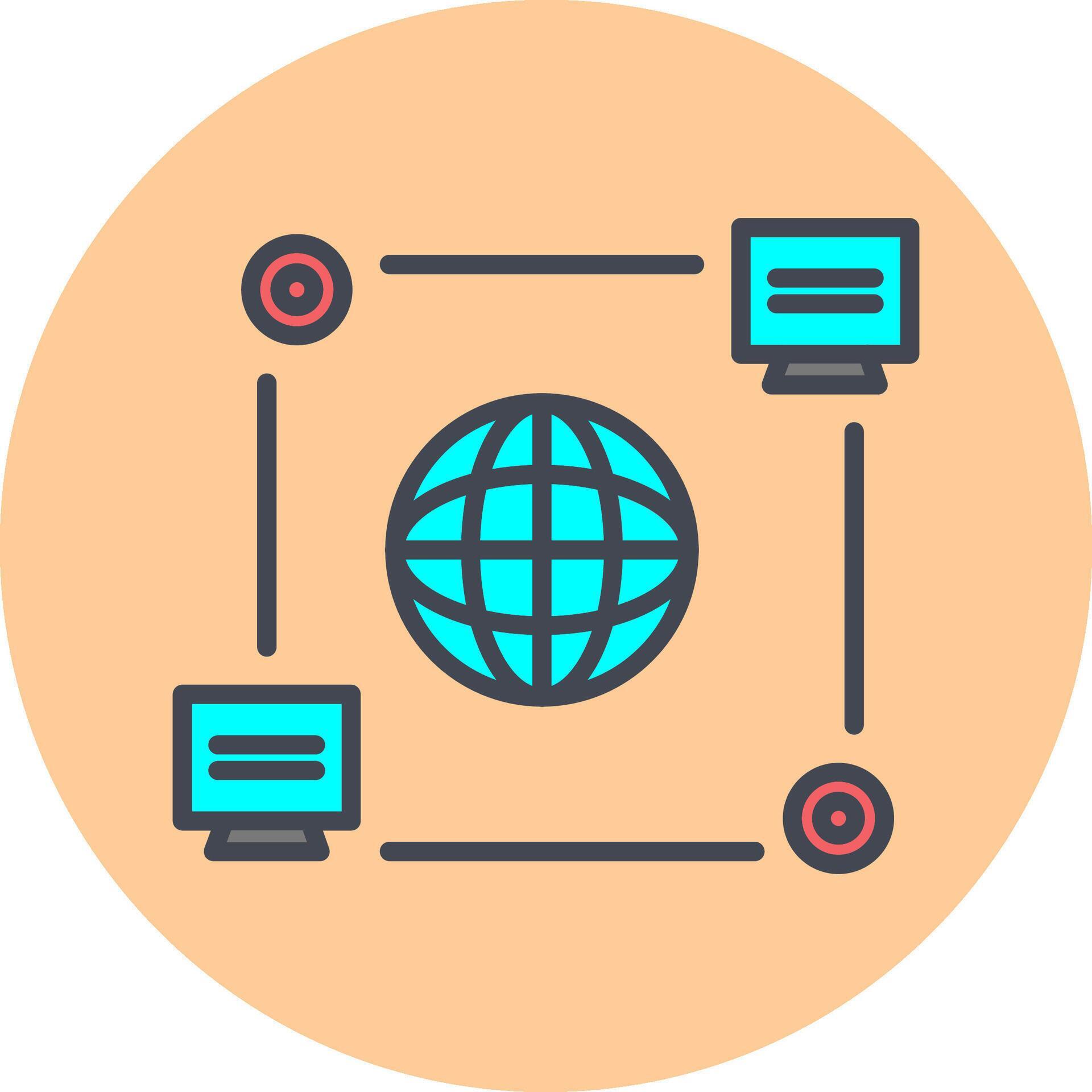 Computer Connection Vector Icon 41347305 Vector Art at Vecteezy