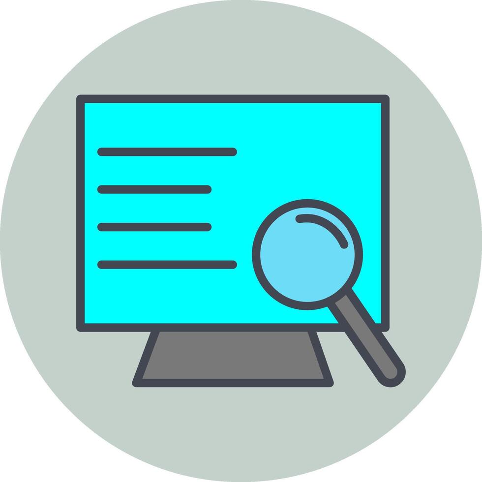 Computer Search Vector Icon 41347595 Vector Art at Vecteezy