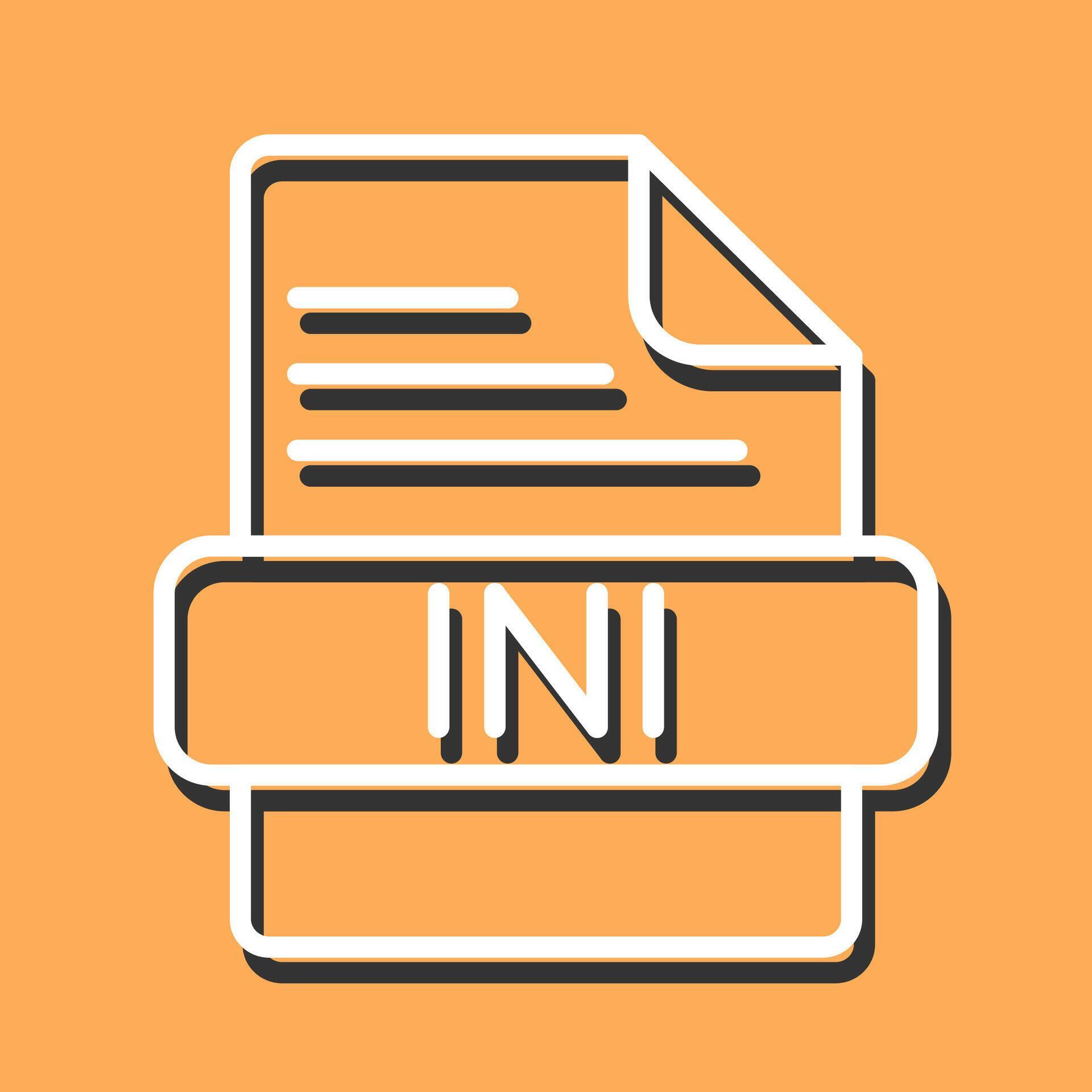 INI Vector Icon 41348821 Vector Art at Vecteezy