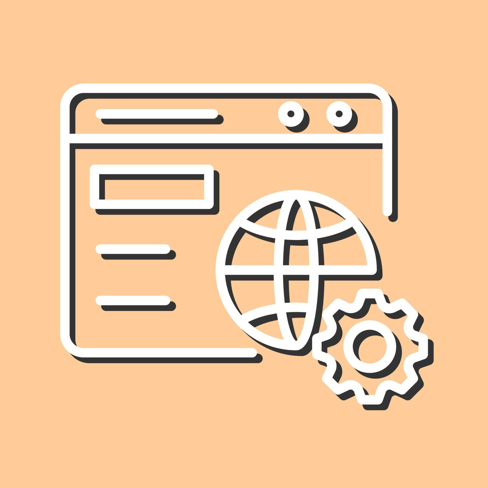 Browser Setting Vector Icon 41349719 Vector Art at Vecteezy