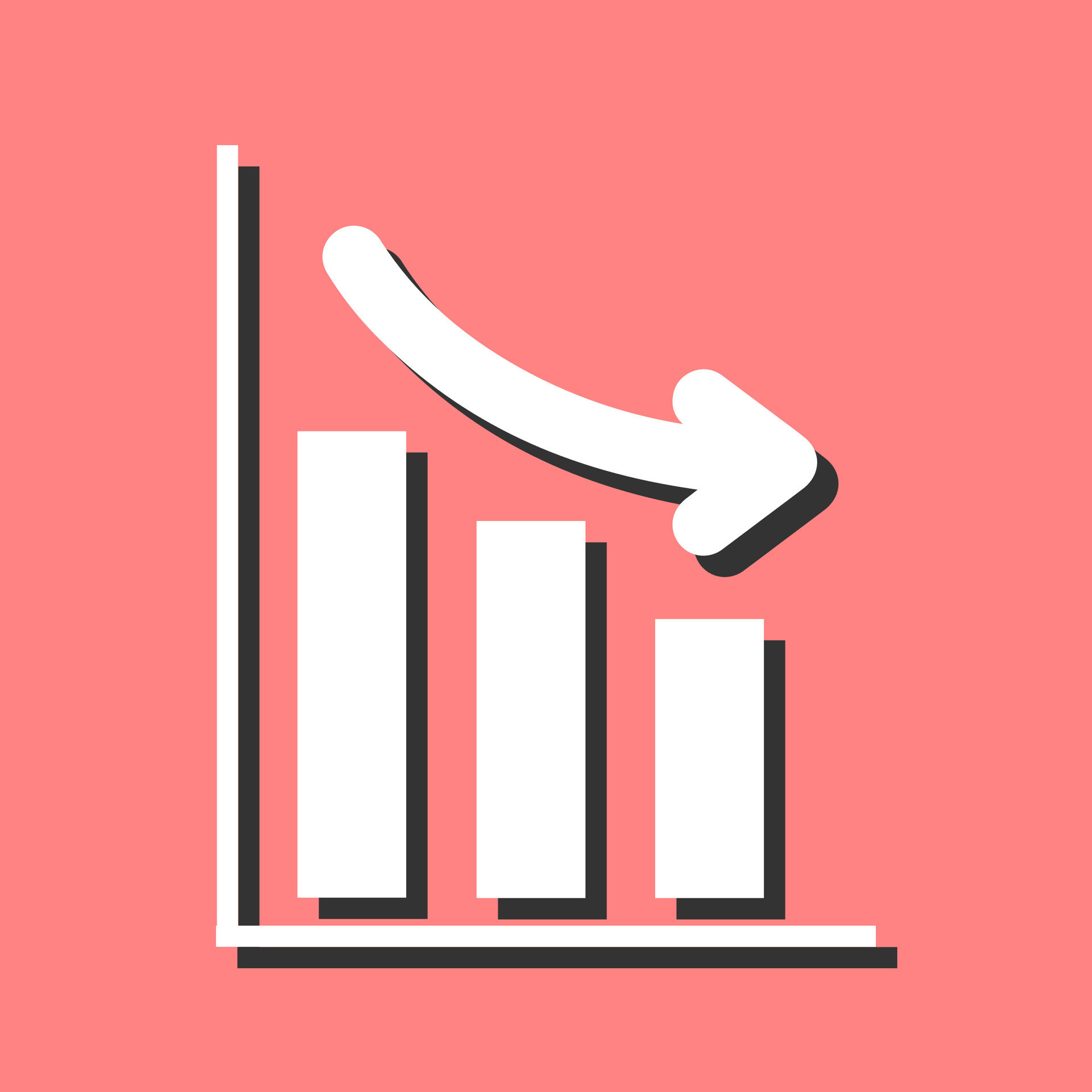 Decrease Vector Icon 41353502 Vector Art at Vecteezy