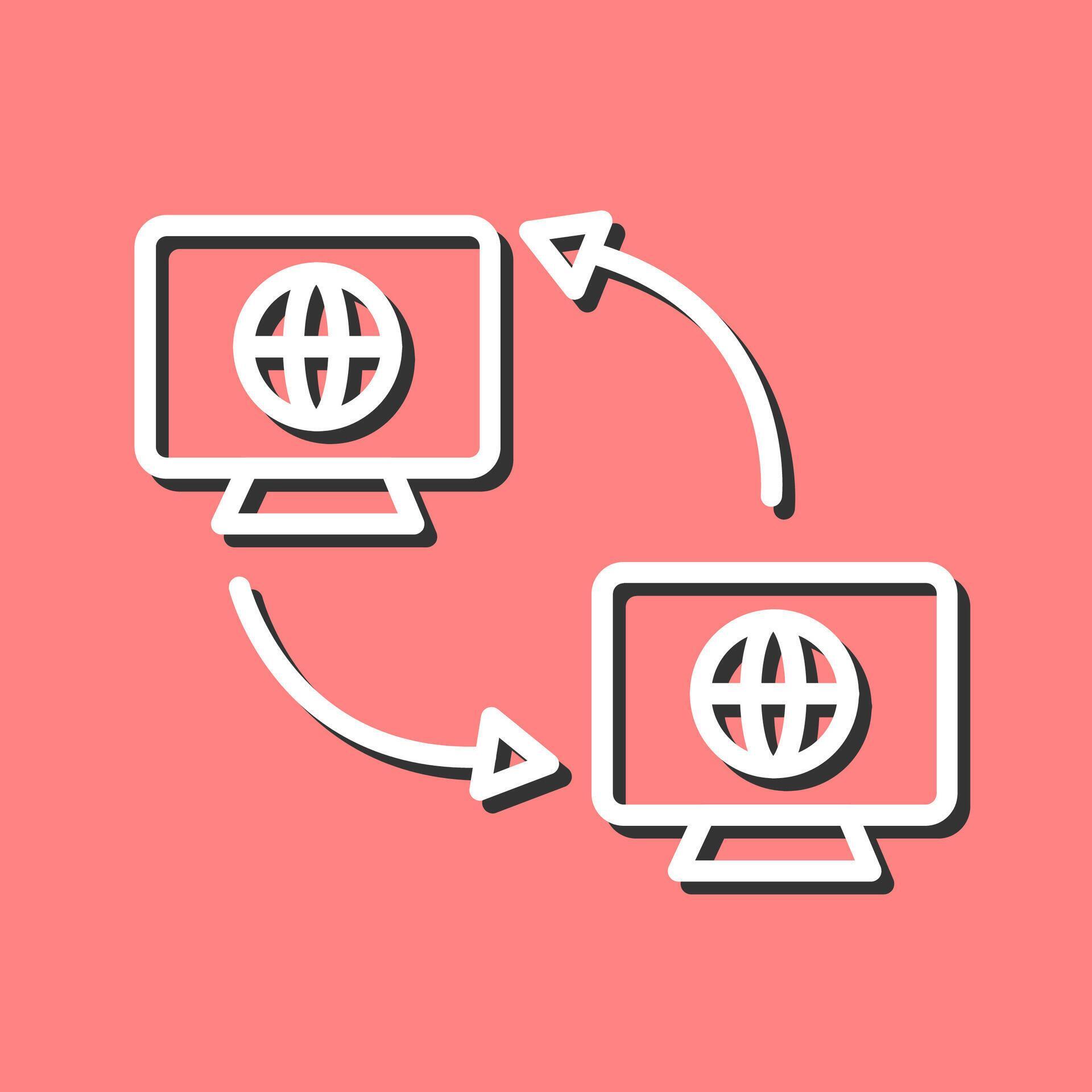 Synchronization Vector Icon 41354764 Vector Art At Vecteezy