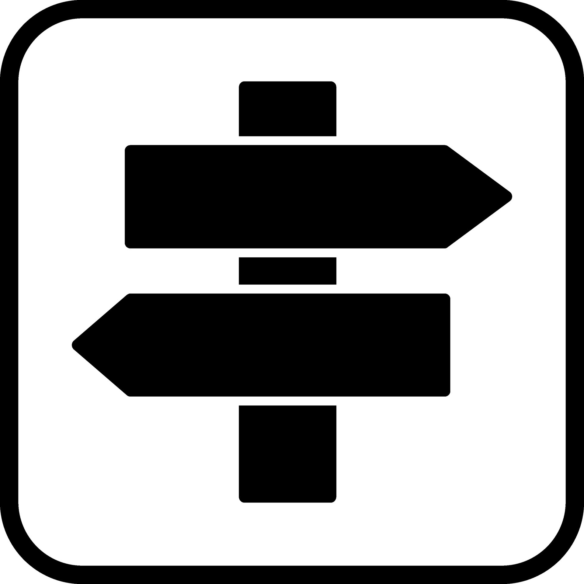 Signpost Vector Icon 41362737 Vector Art At Vecteezy