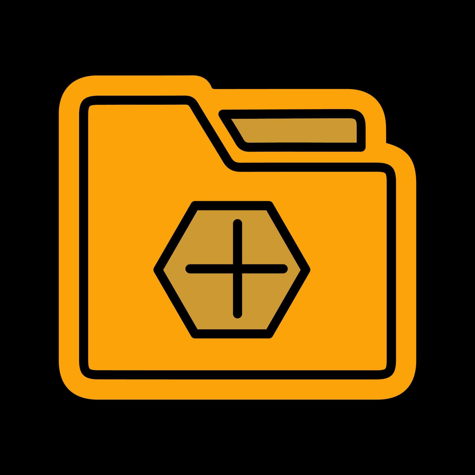 Create Folder Vector Icon 41376170 Vector Art at Vecteezy