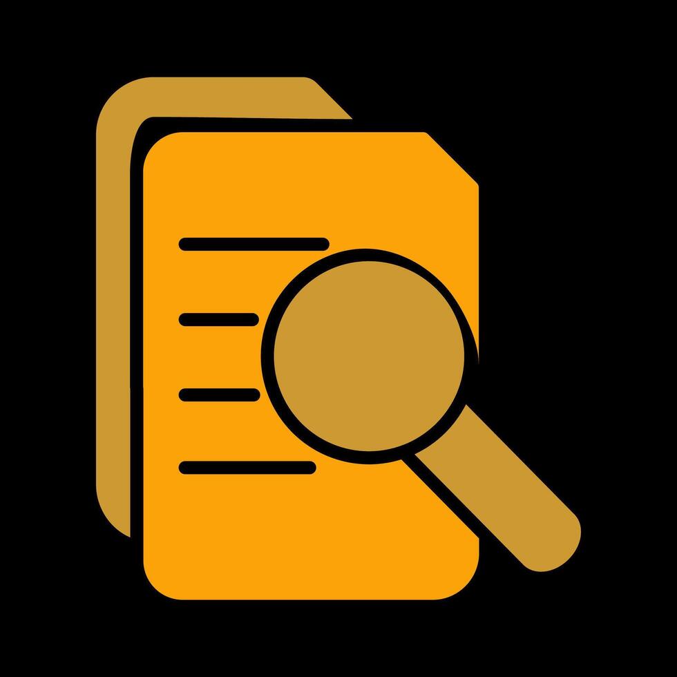lupa documento vector icono 41376607 Vector en Vecteezy