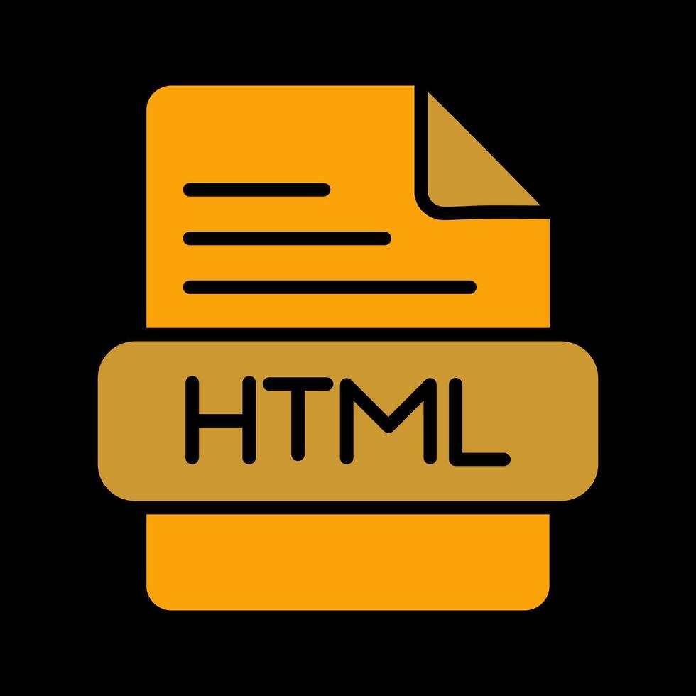 HTML Vector Icon 41379326 Vector Art at Vecteezy