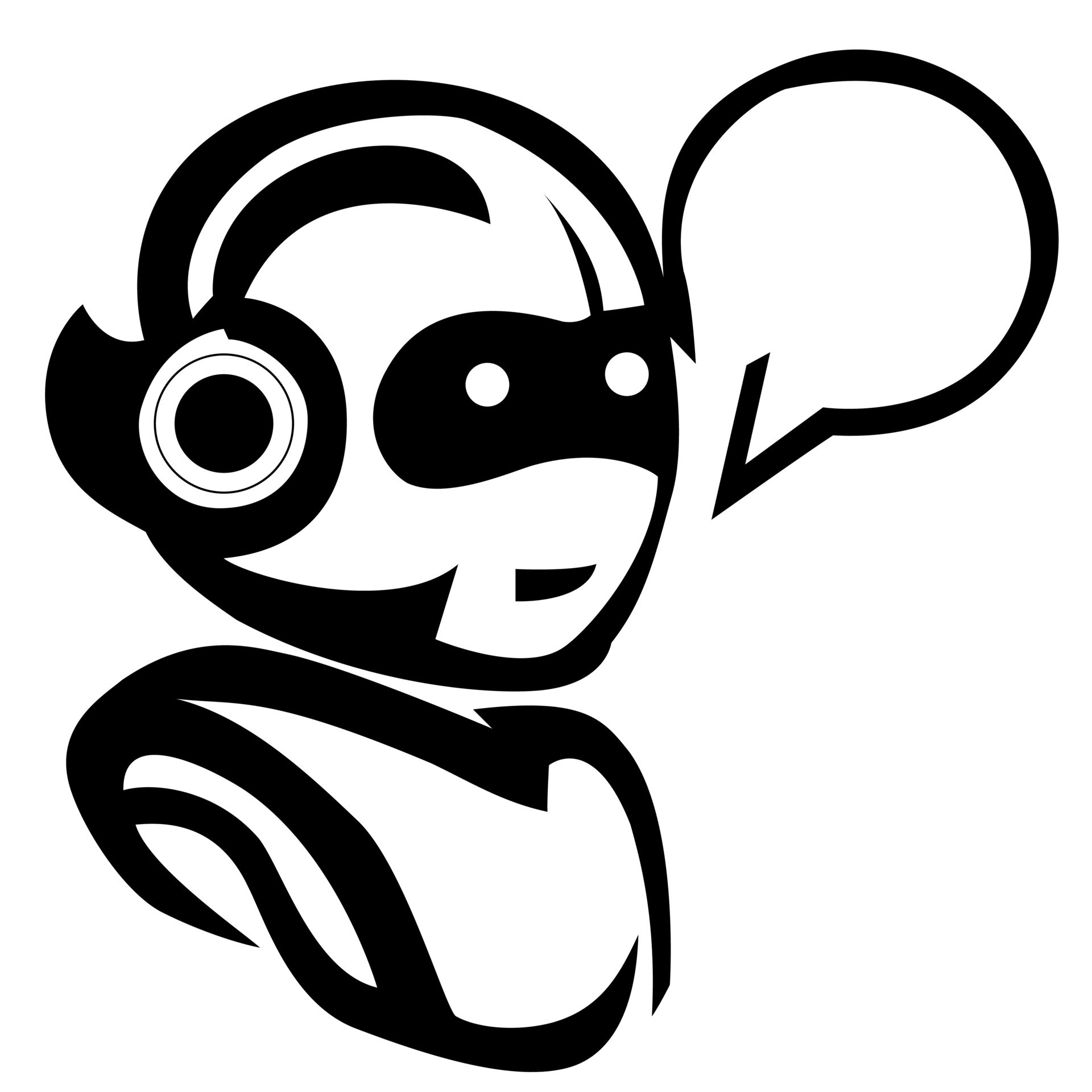 Chat bot logo design concept. Virtual smart assistant Bot icon. Robot ...