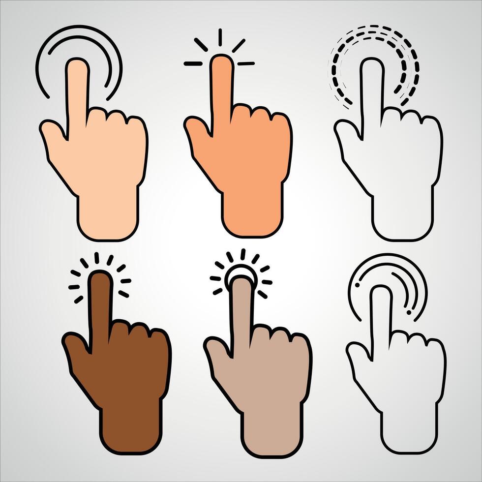 Computer Mouse Click Cursor Load Symbol Pointer Cursor And Loading Icon Cursors Icons Click