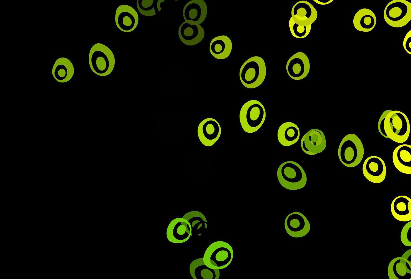 Dark Green Vector Pattern With Spheres 41401925 Vector Art At Vecteezy