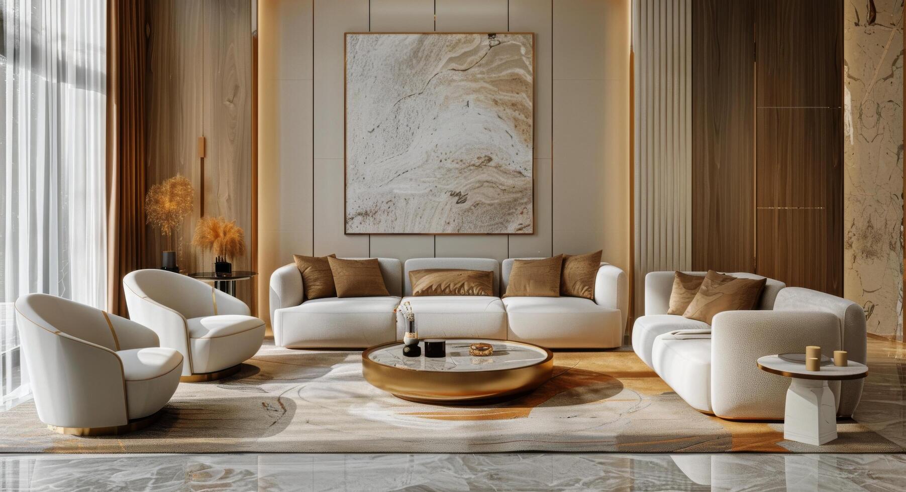 AI generated Room Filled With Furniture 41408430 Stock Photo at Vecteezy