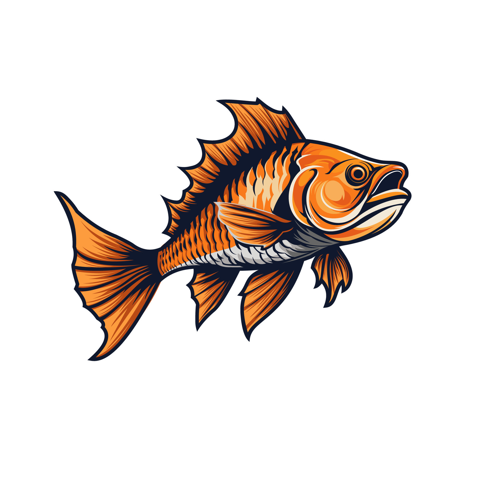 fish vector illustration 41412329 Vector Art at Vecteezy