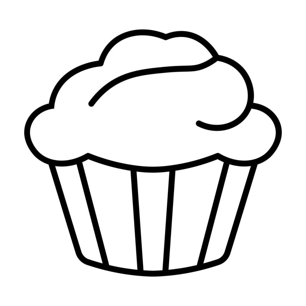 Black Vector Muffin Icon Isolated On White Background 41413253 Vector Art At Vecteezy