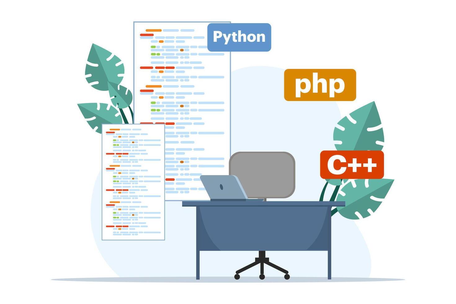Web Desarrollo Concepto Programación Idioma Css Html él Ui Ordenador Portátil O Computadora