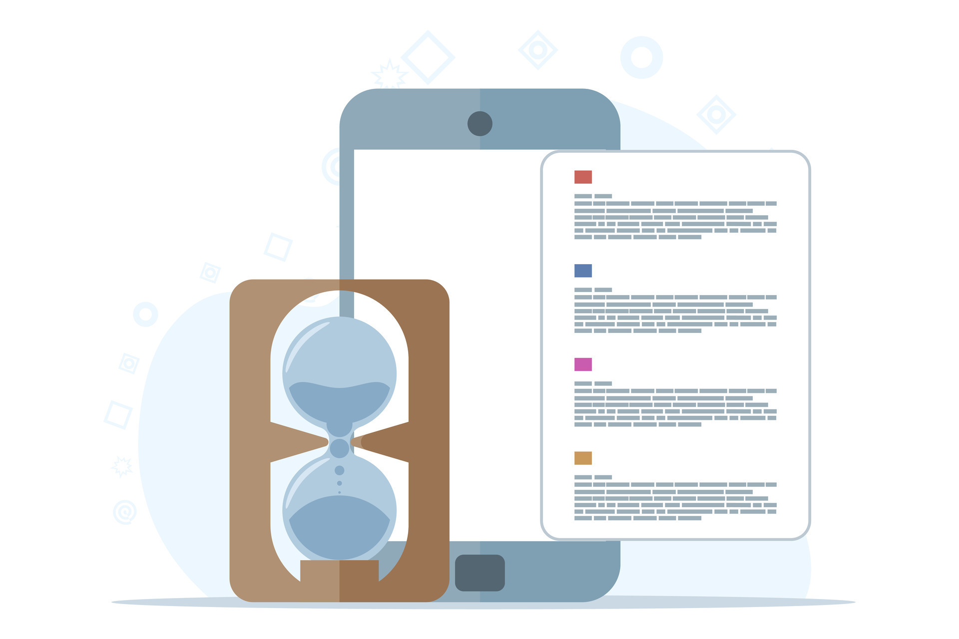 Planning concept Time management schedule, deadline, planner, planning ...
