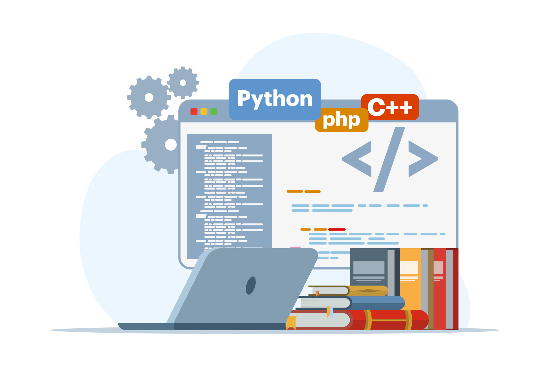Web Desarrollo Concepto Programación Idioma Css Html él Ui Ordenador Portátil O Computadora