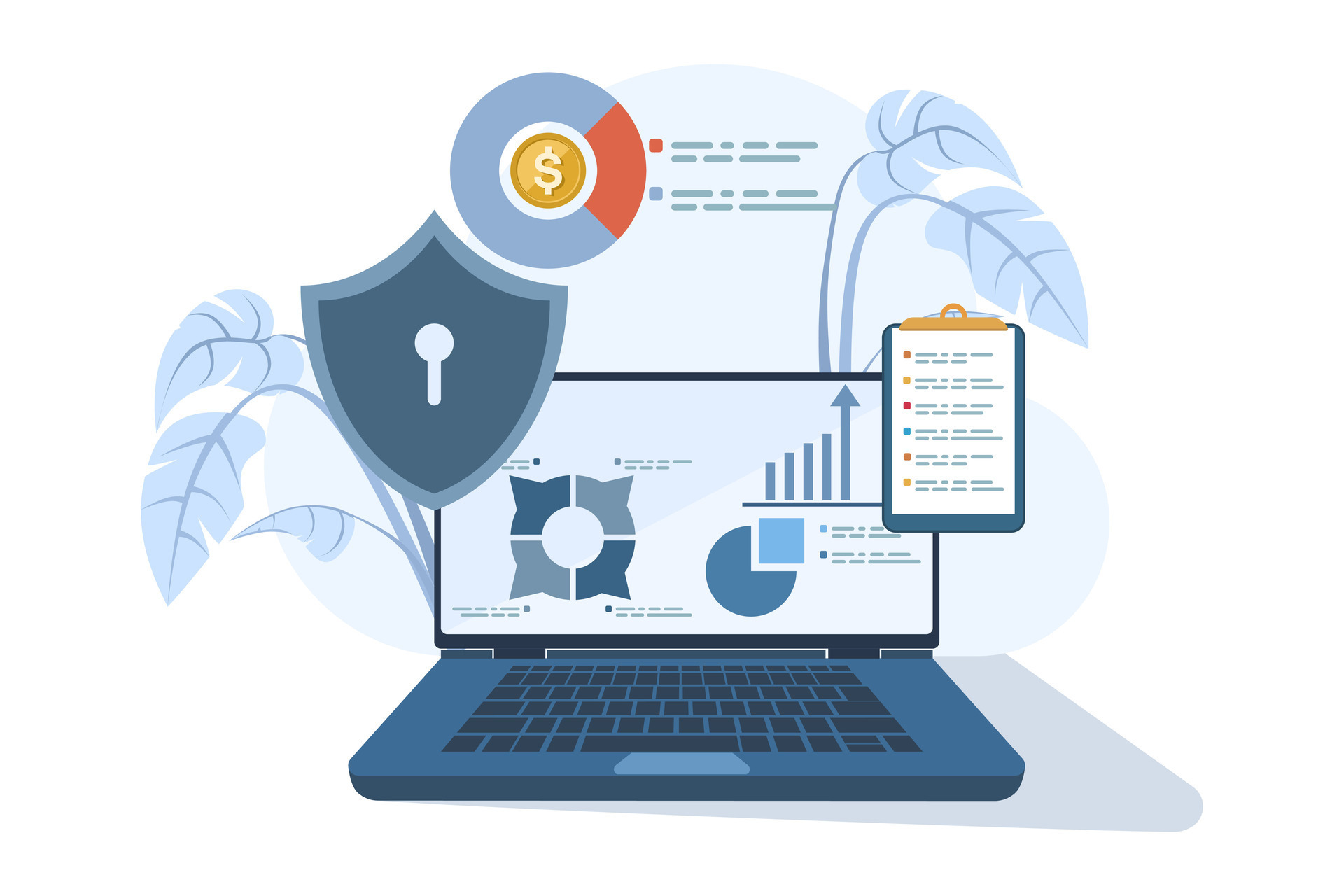 Database Security Concept Phishing Hacker Attack Hackers Stealing