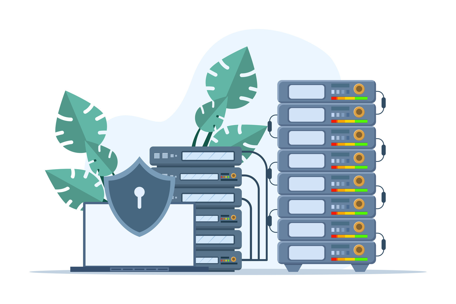 Database Security Concept Phishing Hacker Attack Hackers Stealing