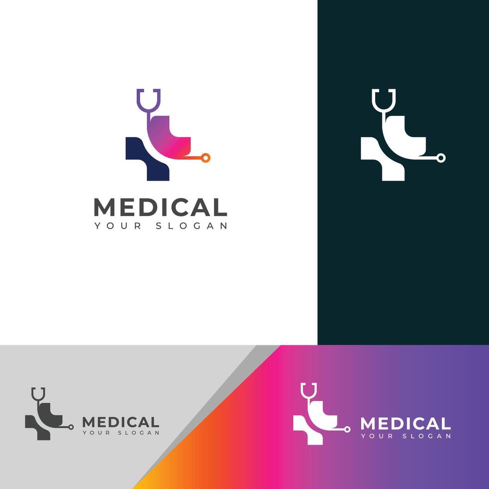 Creative Modern Medical Logo design. 41415943 Vector Art at Vecteezy