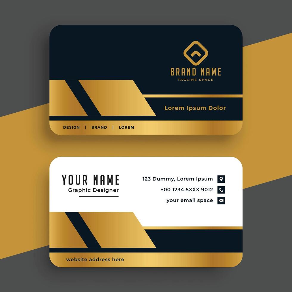 geometric golden premium business card design template 41429014 Vector ... geometric golden premium business card design template 41429014 Vector ...