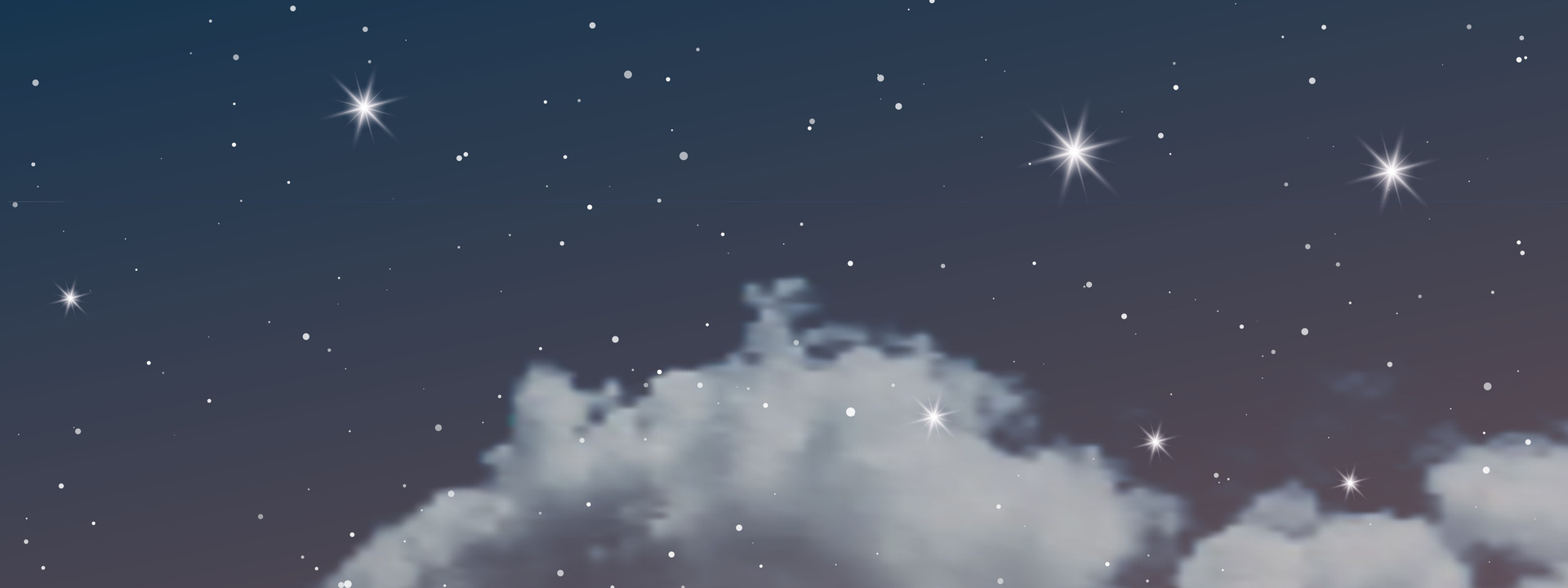 Night sky with clouds and many stars 41436267 Vector Art at Vecteezy